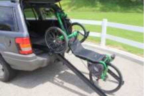Small SUV Recumbent Trike Carrier Two 5' Ramps | All Around E-Bikes