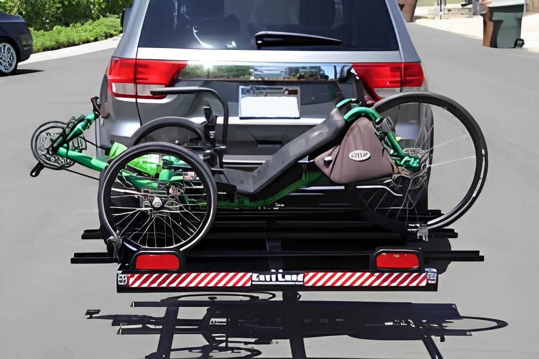 Recumbent Trike Carrier with Ramp -Easy Load Tray – All Around E-Bikes