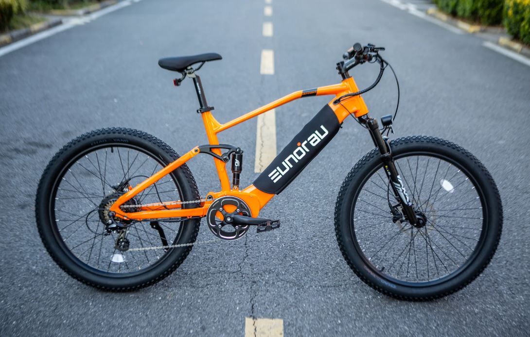 Eunorau Defender 500w 48v 15Ah Full Suspension Electric Mountain Bicyc ...