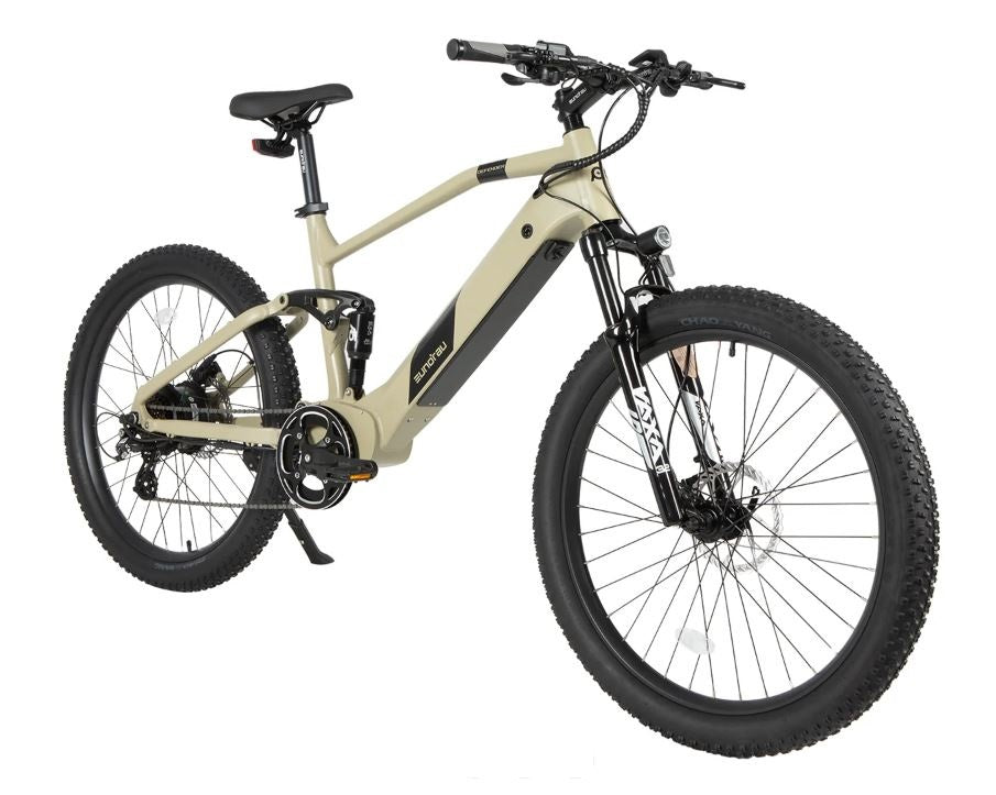 Eunorau Defender 500w 48v 15Ah Full Suspension Electric Mountain Bicyc ...