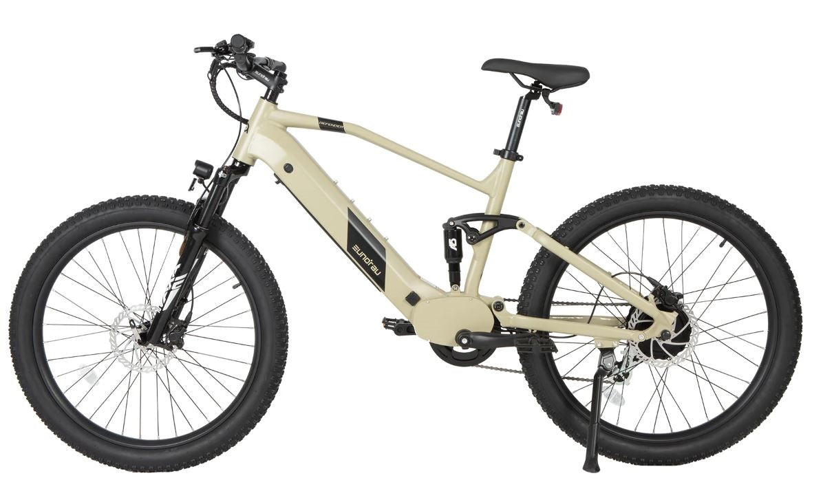 Eunorau Defender 500w 48v 15Ah Full Suspension Electric Mountain Bicyc ...